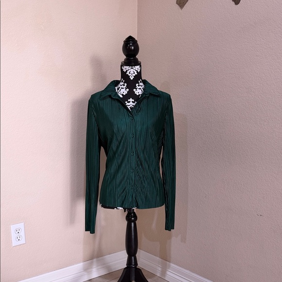 NOBO | Tops | Nobo Dark Green Button Down Shirt | Poshmark